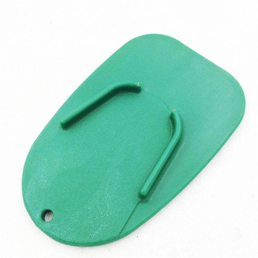 Green kickstand plate pad Universal Honda, Suzuki, Kawasaki, Yamaha ,D ...
