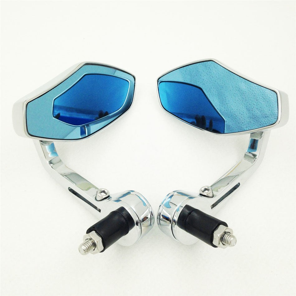 Polygon Shape Mirrors with light blue glasses universal fit for any 7 ...