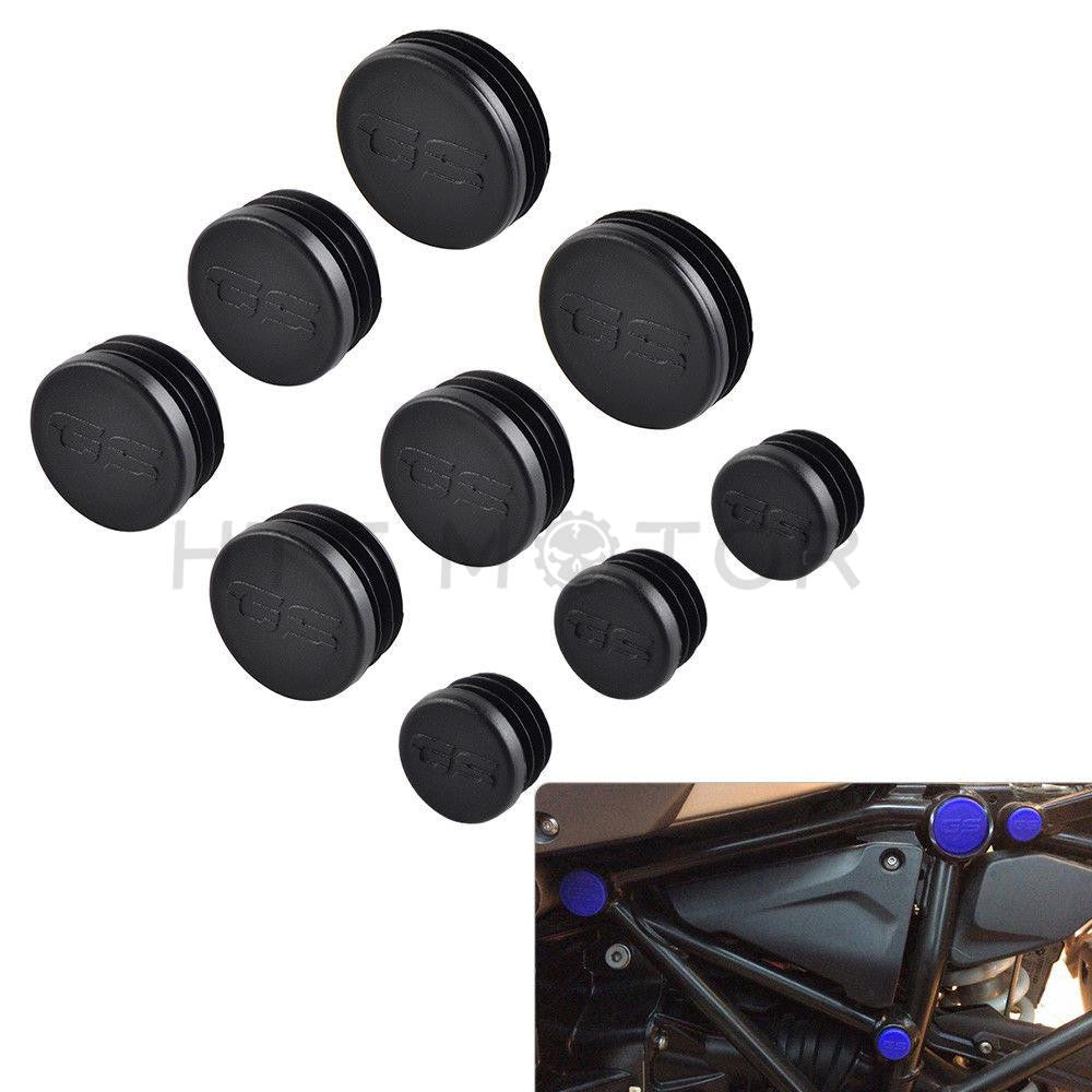Frame Plug Set ( 9 caps ) for BMW R 1200 GS LC "RALLYE" Edition ( ?? 2 ...
