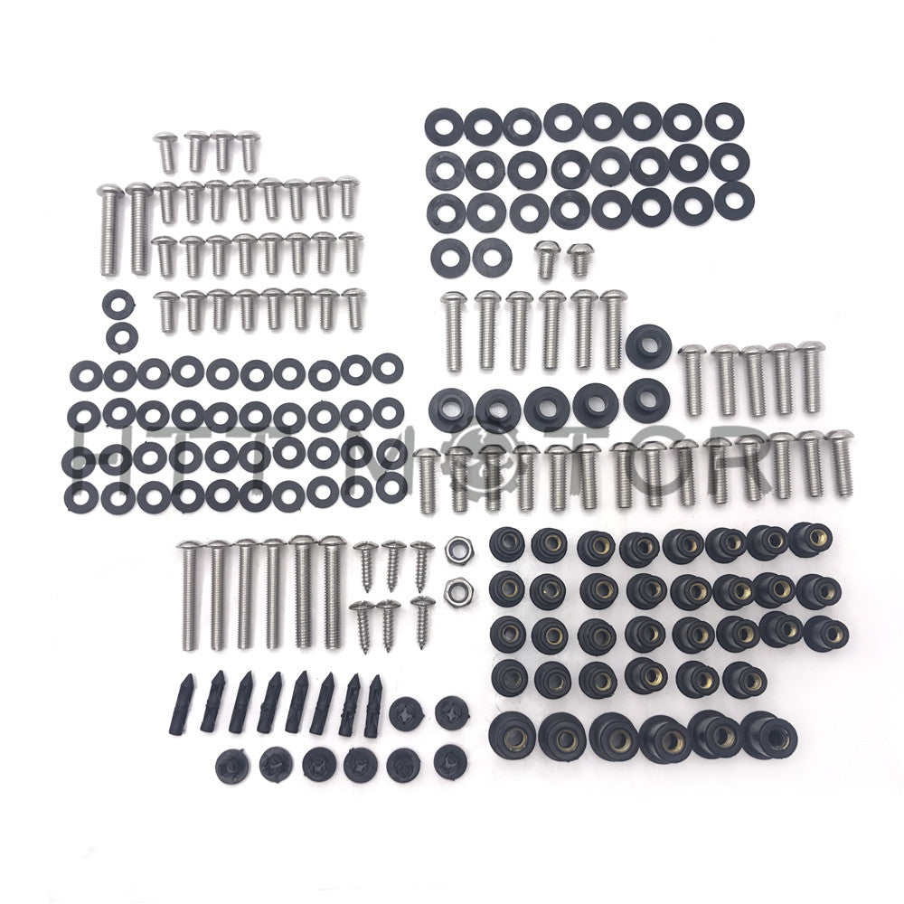 HTTMT- For Kawasaki ZX-14 2006-2011 179 PCs Fairing Bolt Kit Screws Bo ...