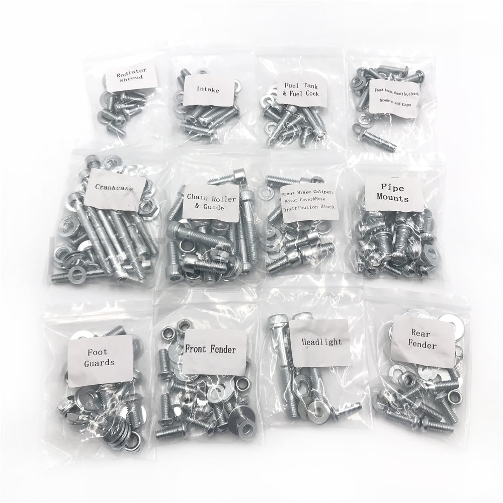 YAMAHA BANSHEE 632 PIECE POLISHED BOLT KIT ATV YFZ350 YFZ 350 – HTT Motor